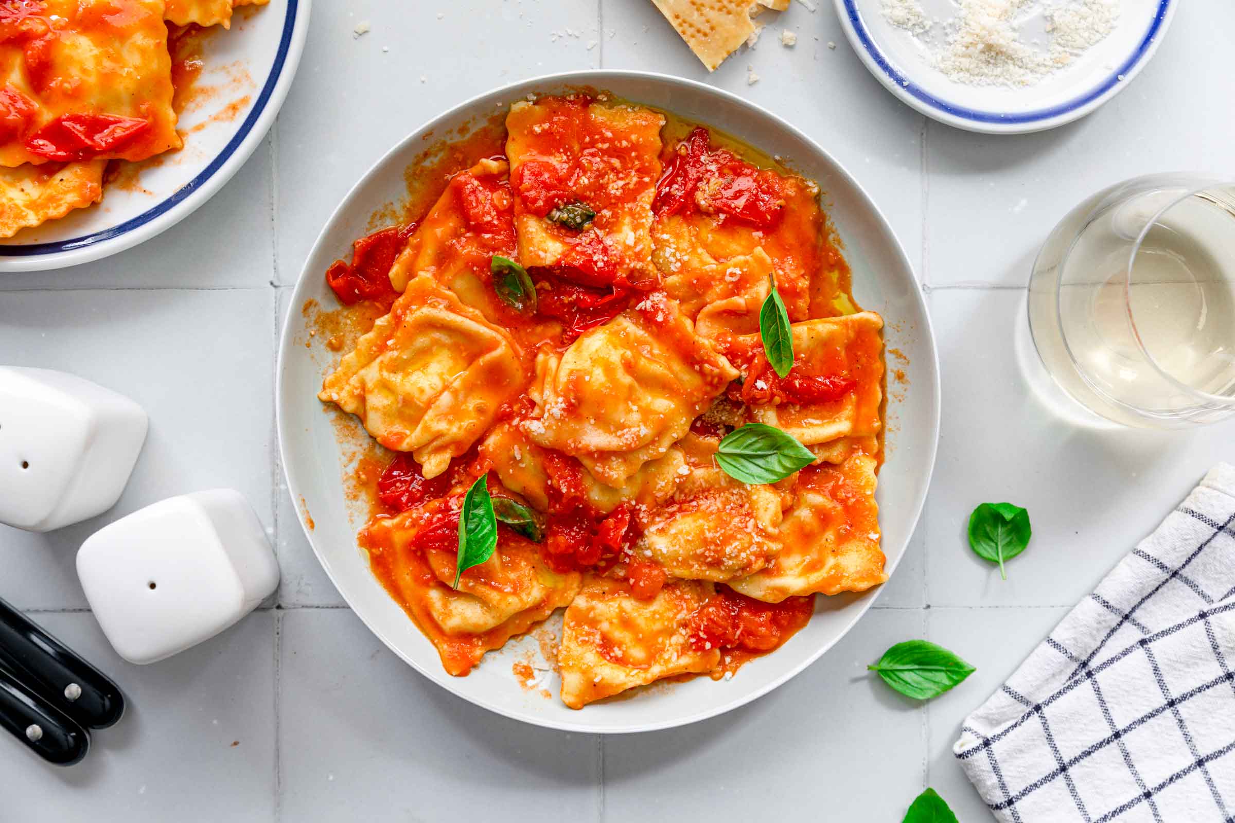 Ravioli with Tomato Sauce | Jernej Kitchen