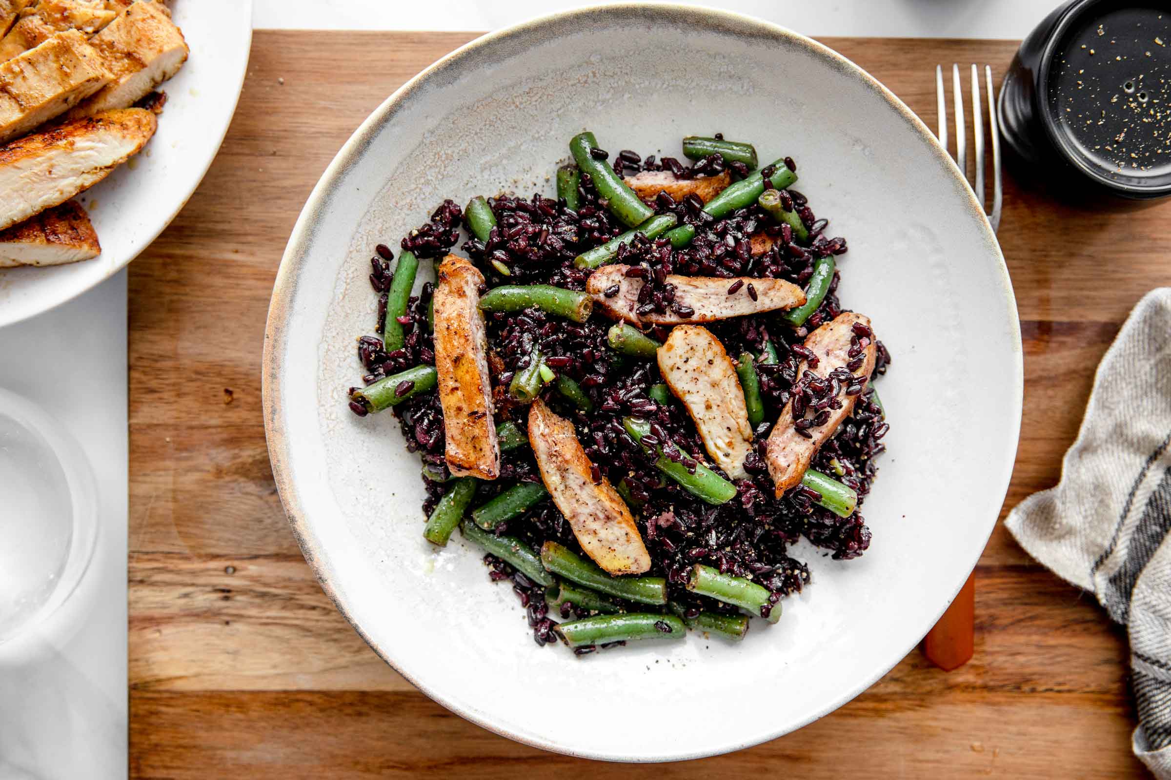 Chicken Black Rice with Beans | Jernej Kitchen