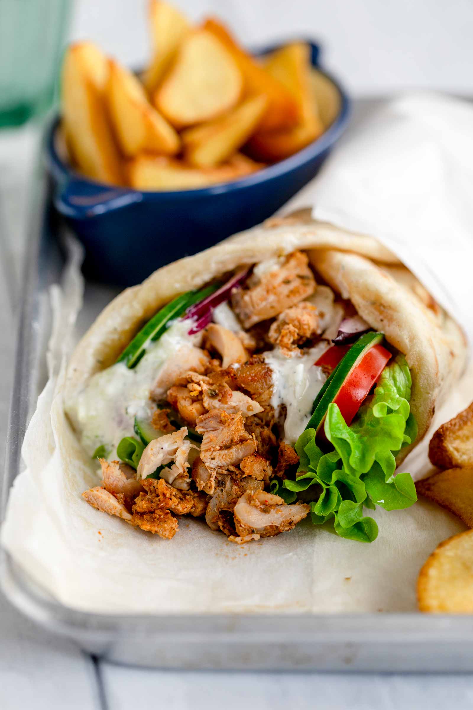 Greek Chicken Gyros | Jernej Kitchen