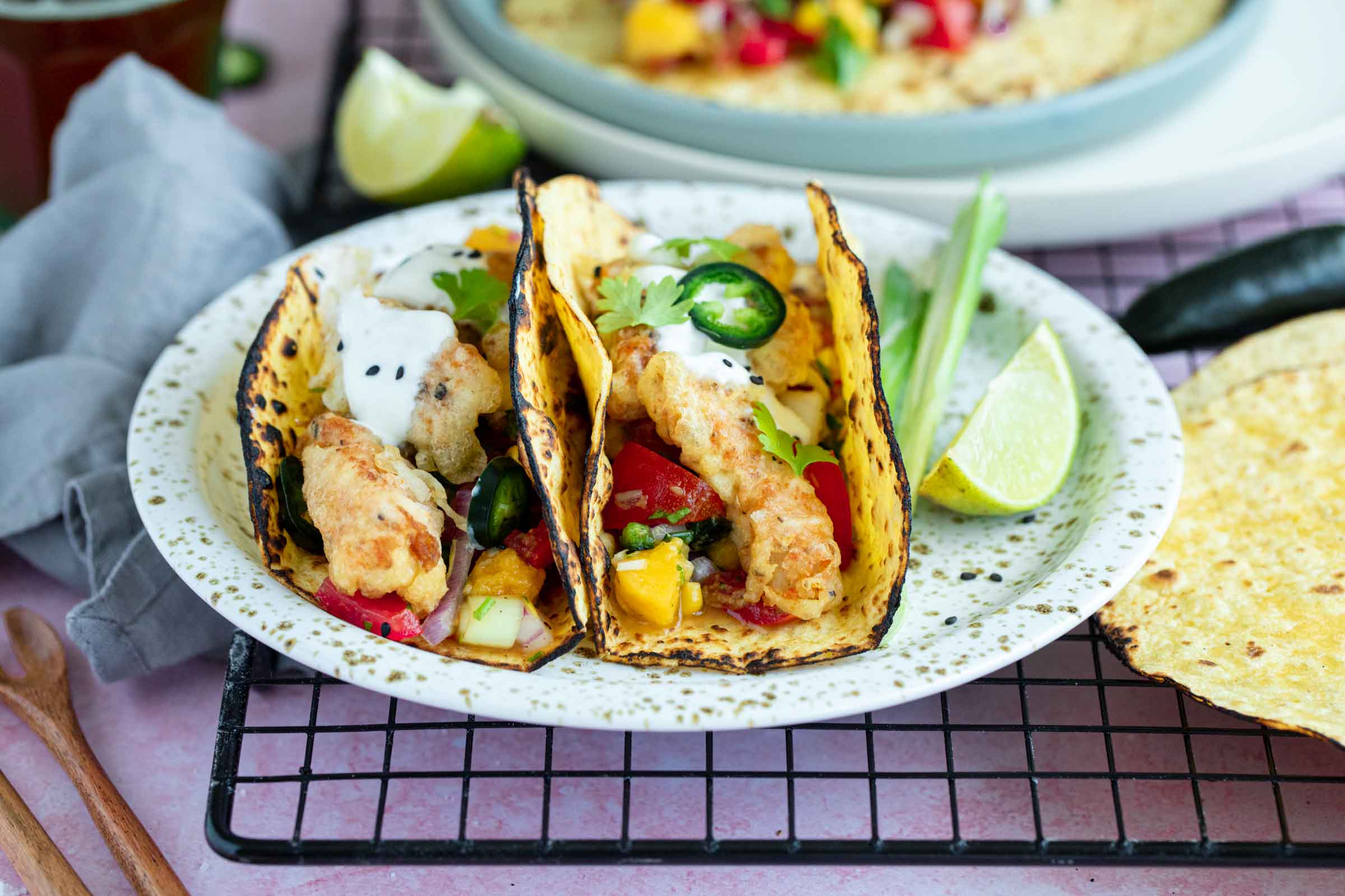 Best Cod Fish Tacos with Mango Salsa | Jernej Kitchen