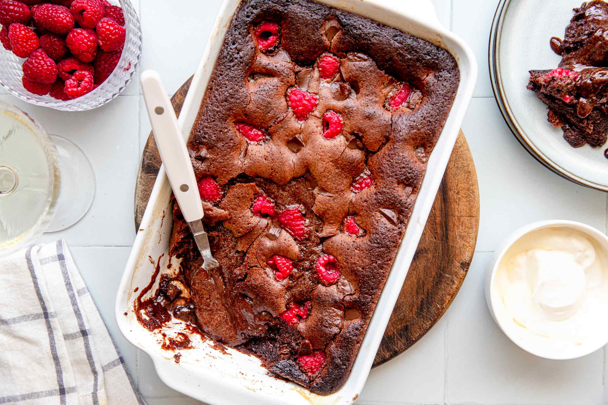 Giant Molten Chocolate Raspberry Lava Cake | Jernej Kitchen