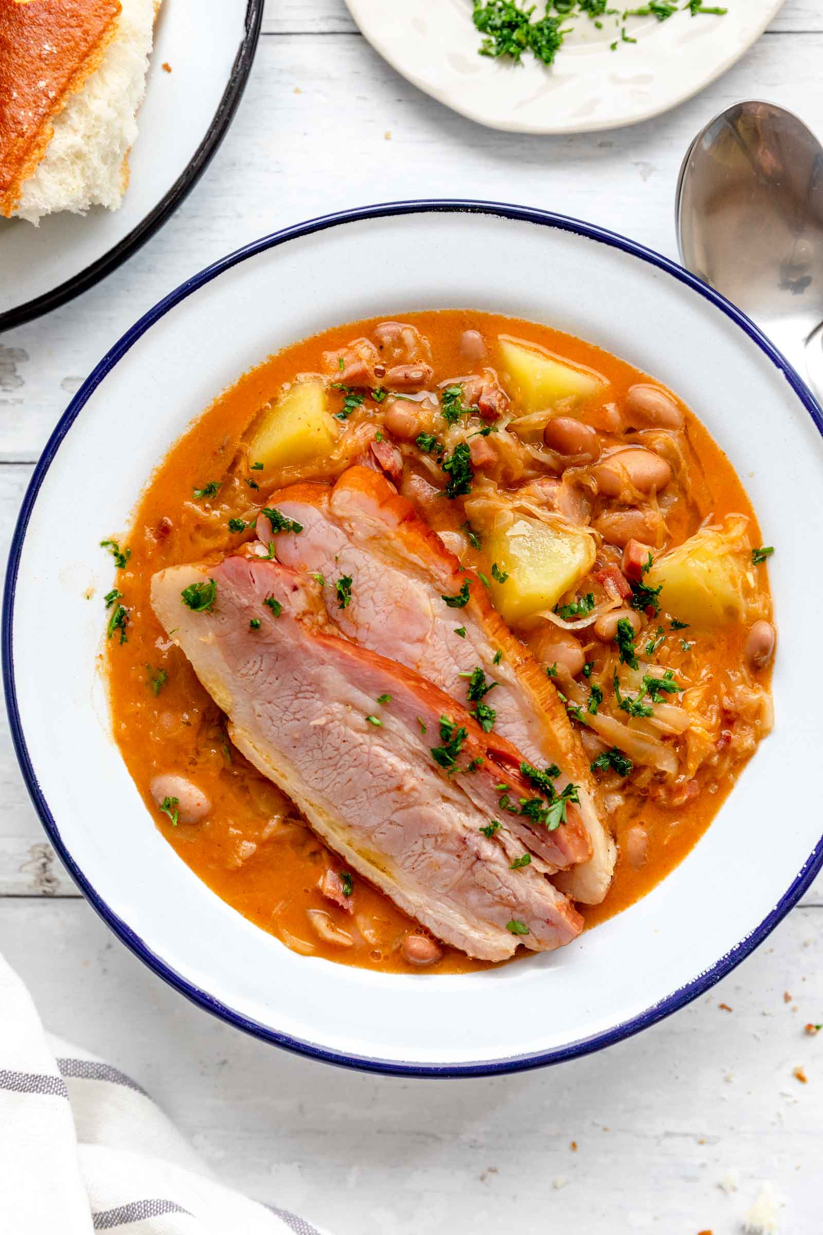 Sauerkraut Pork and Bean Stew (Slovenian Jota) | Jernej Kitchen