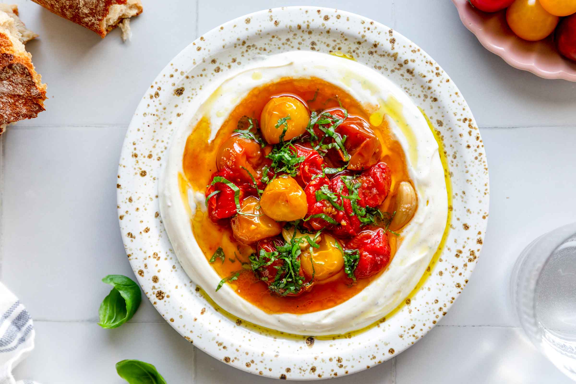 Roasted Cherry Tomatoes with Whipped Ricotta | Jernej Kitchen