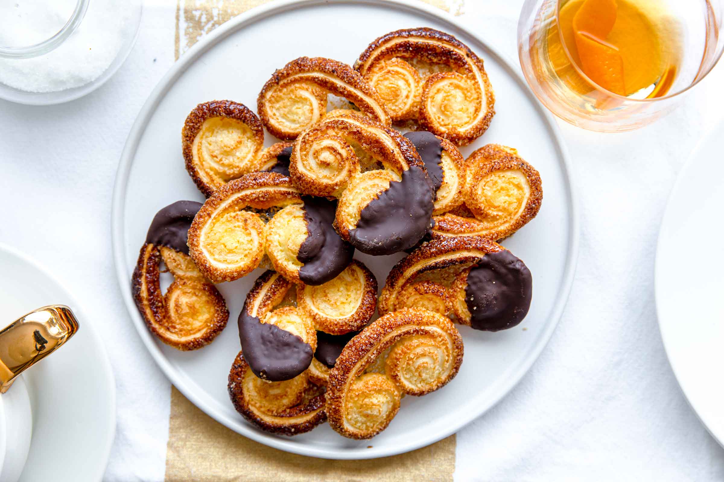 Chocolate-Dipped Orange Palmier Cookies | Jernej Kitchen