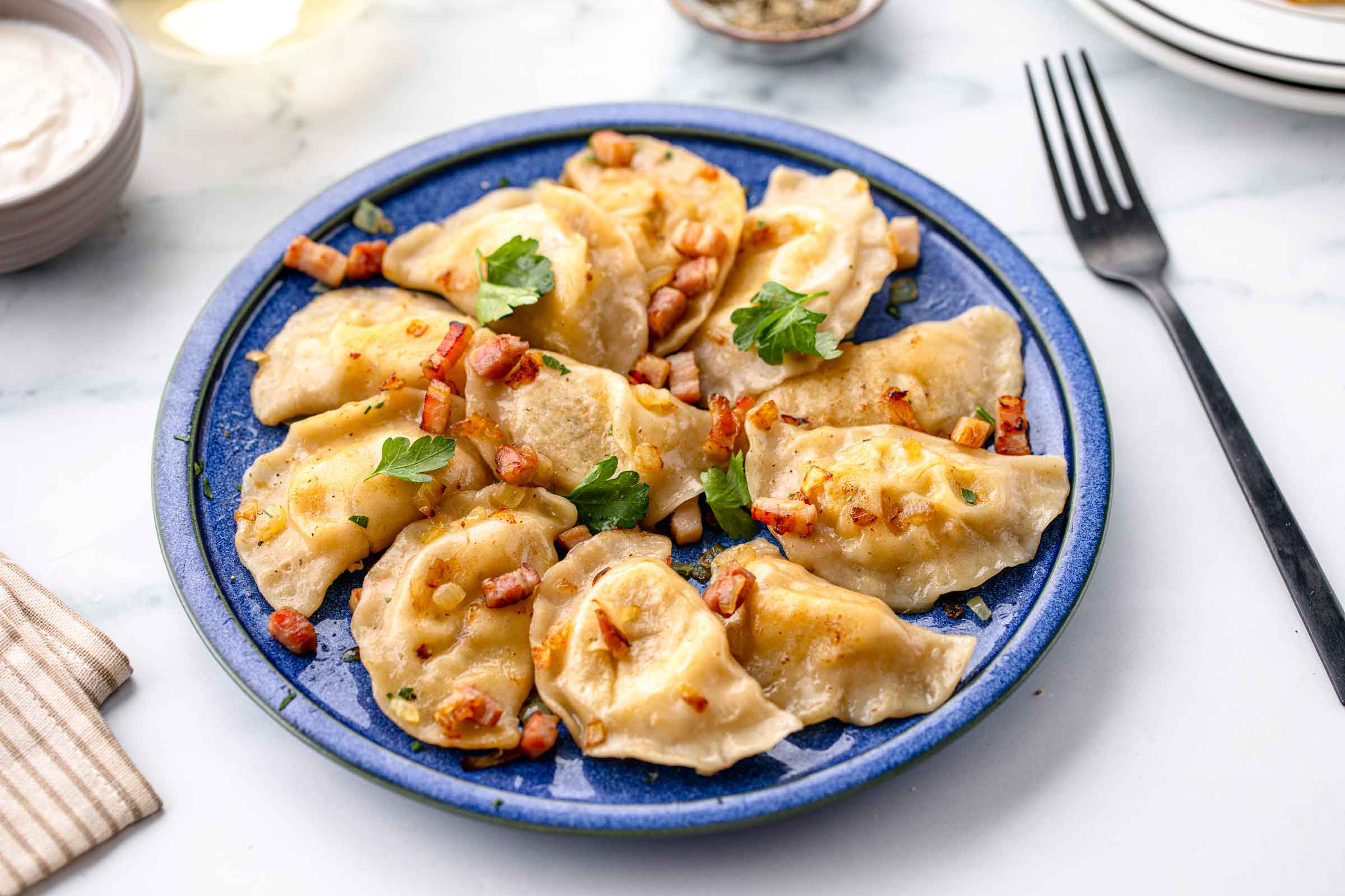 Pierogi Ruskie (Potato and Cheese Dumplings) | Jernej Kitchen