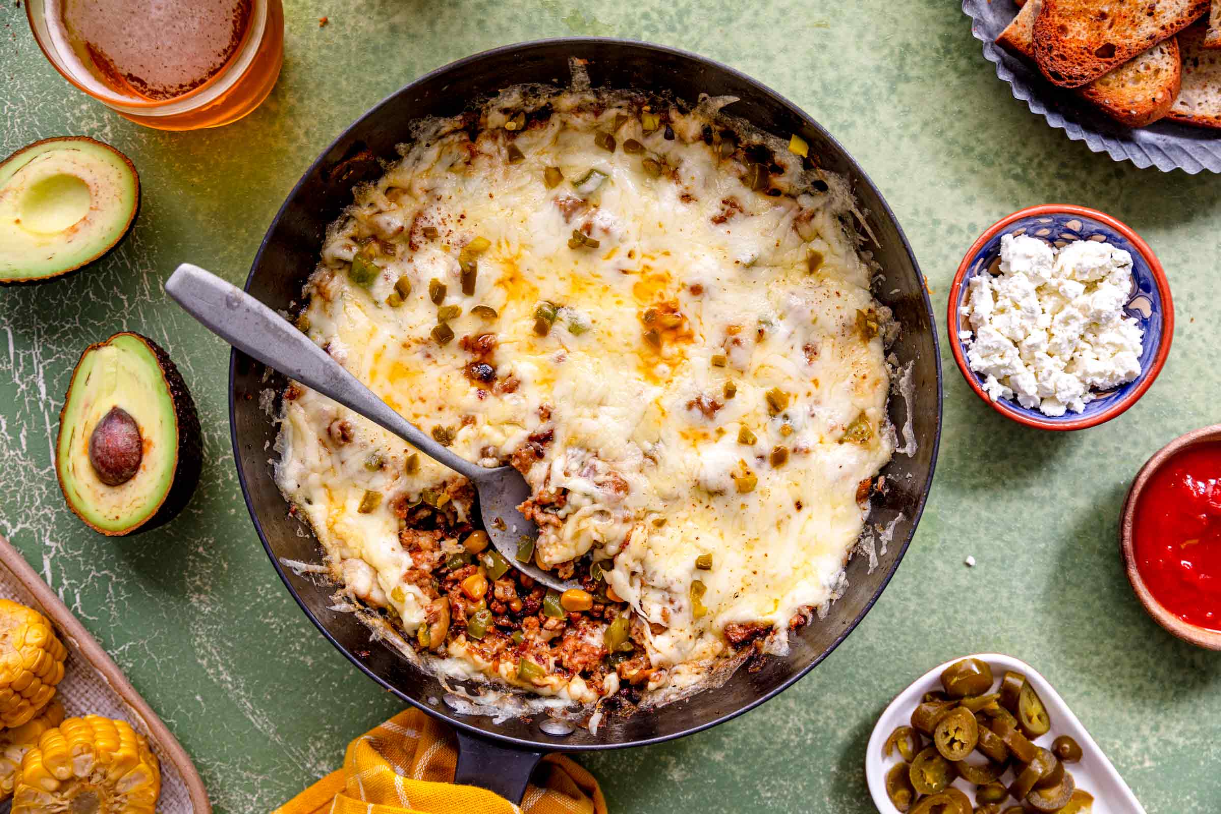 Mexican Inspired Queso Fundido Jernej Kitchen