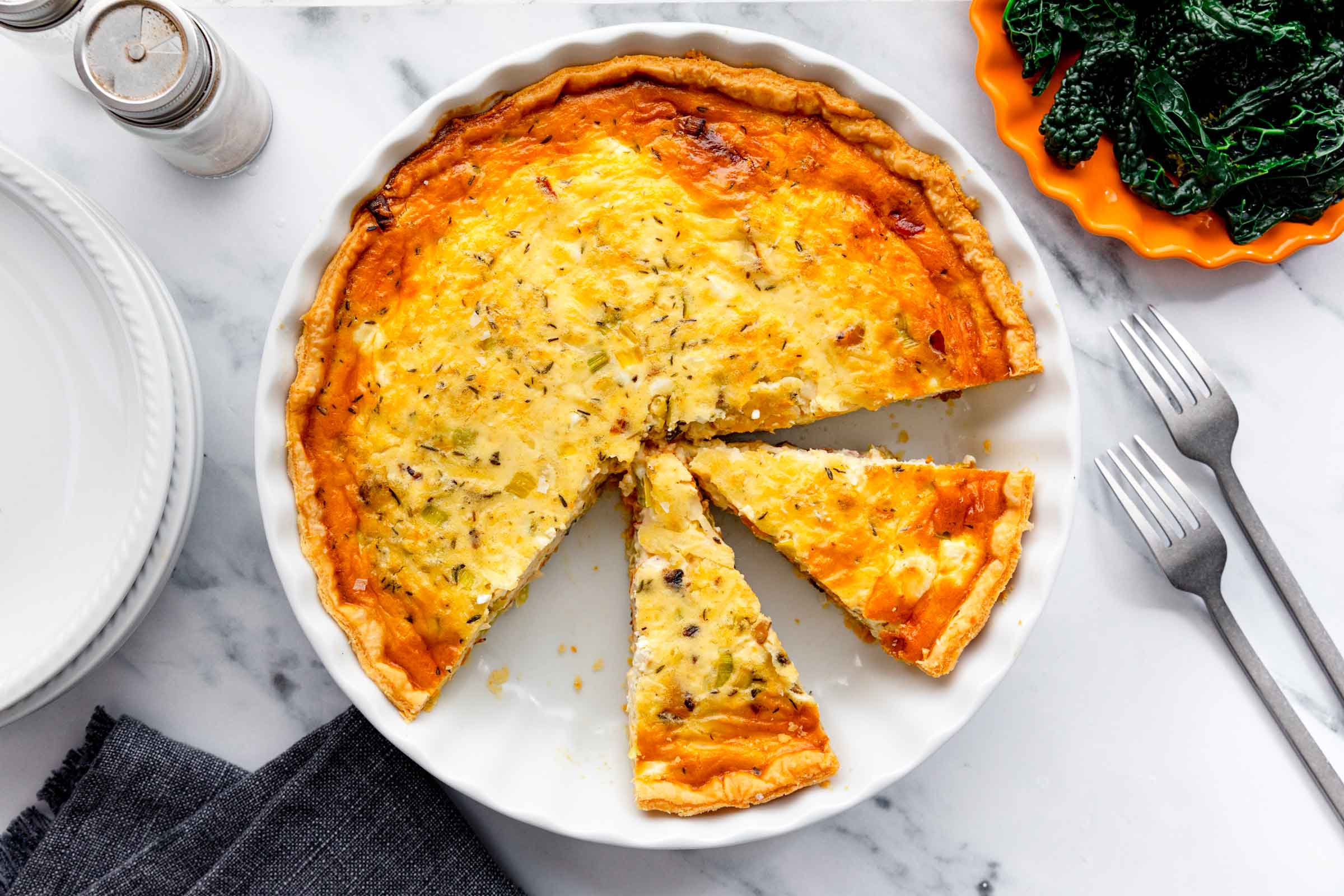 Butternut Squash Quiche with Prosciutto | Jernej Kitchen