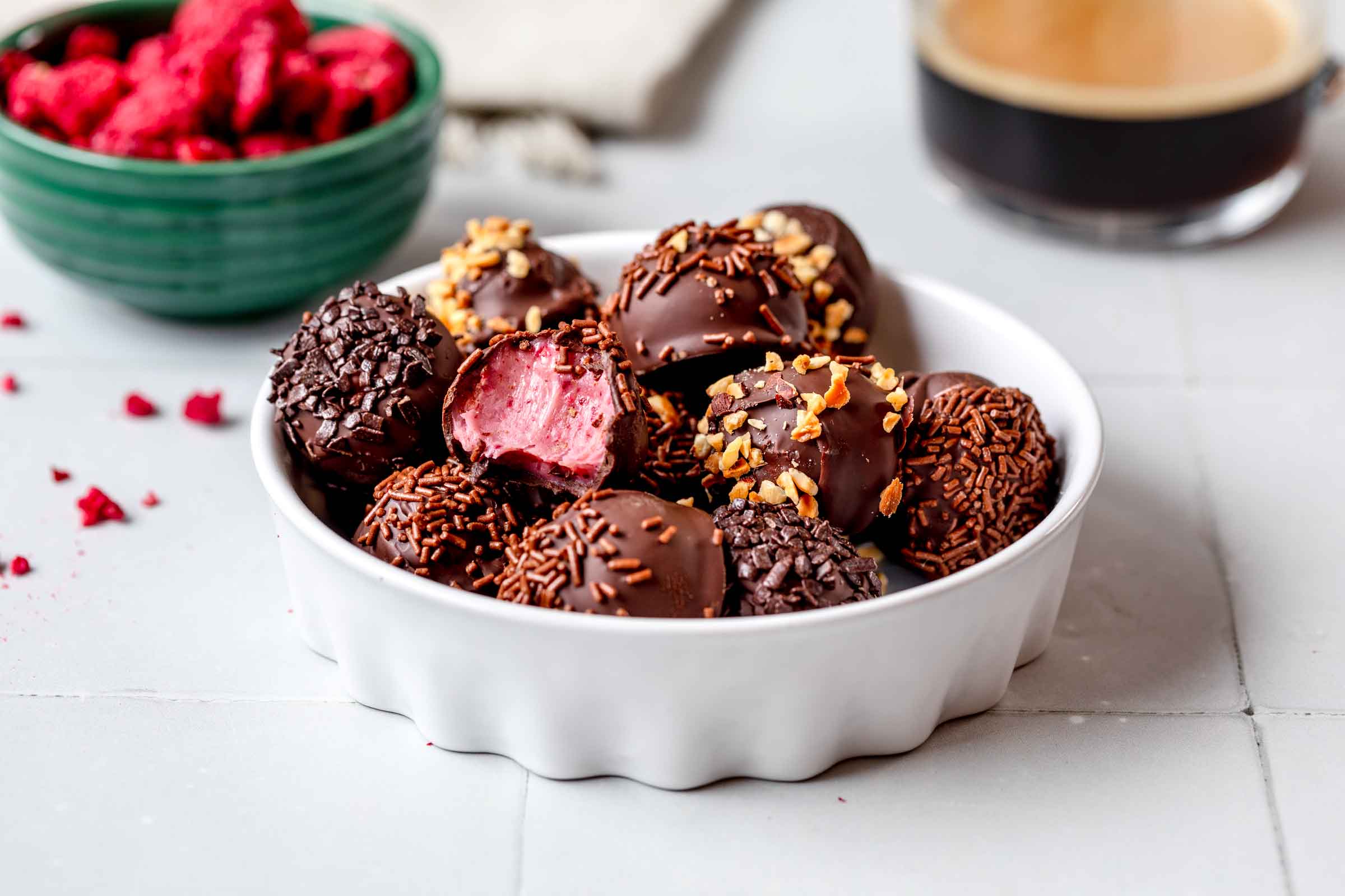 Raspberry Chocolate Truffles | Jernej Kitchen