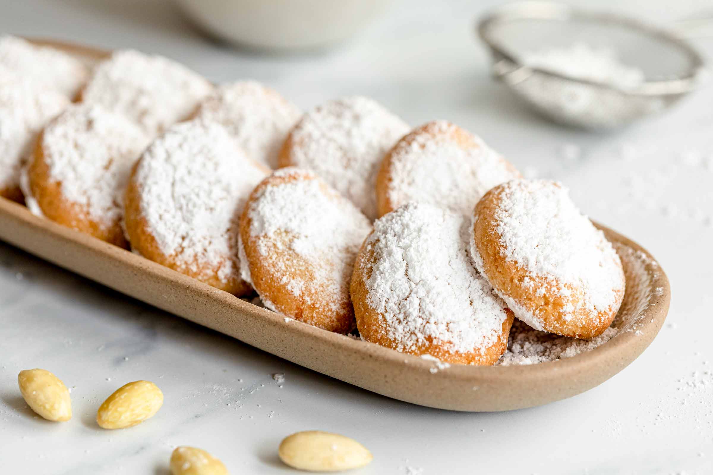 Ricciarelli (Italian Almond Cookies) | Jernej Kitchen
