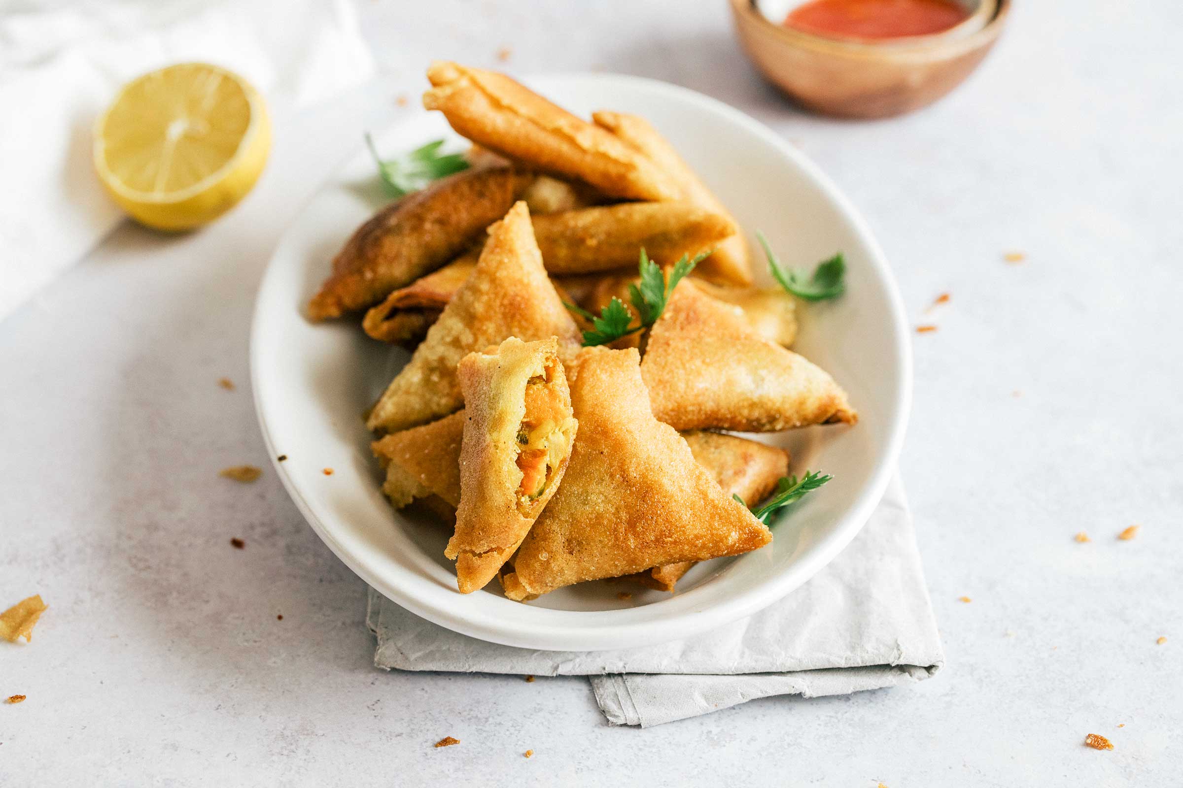 Easy Vegetable Samosa | Jernej Kitchen