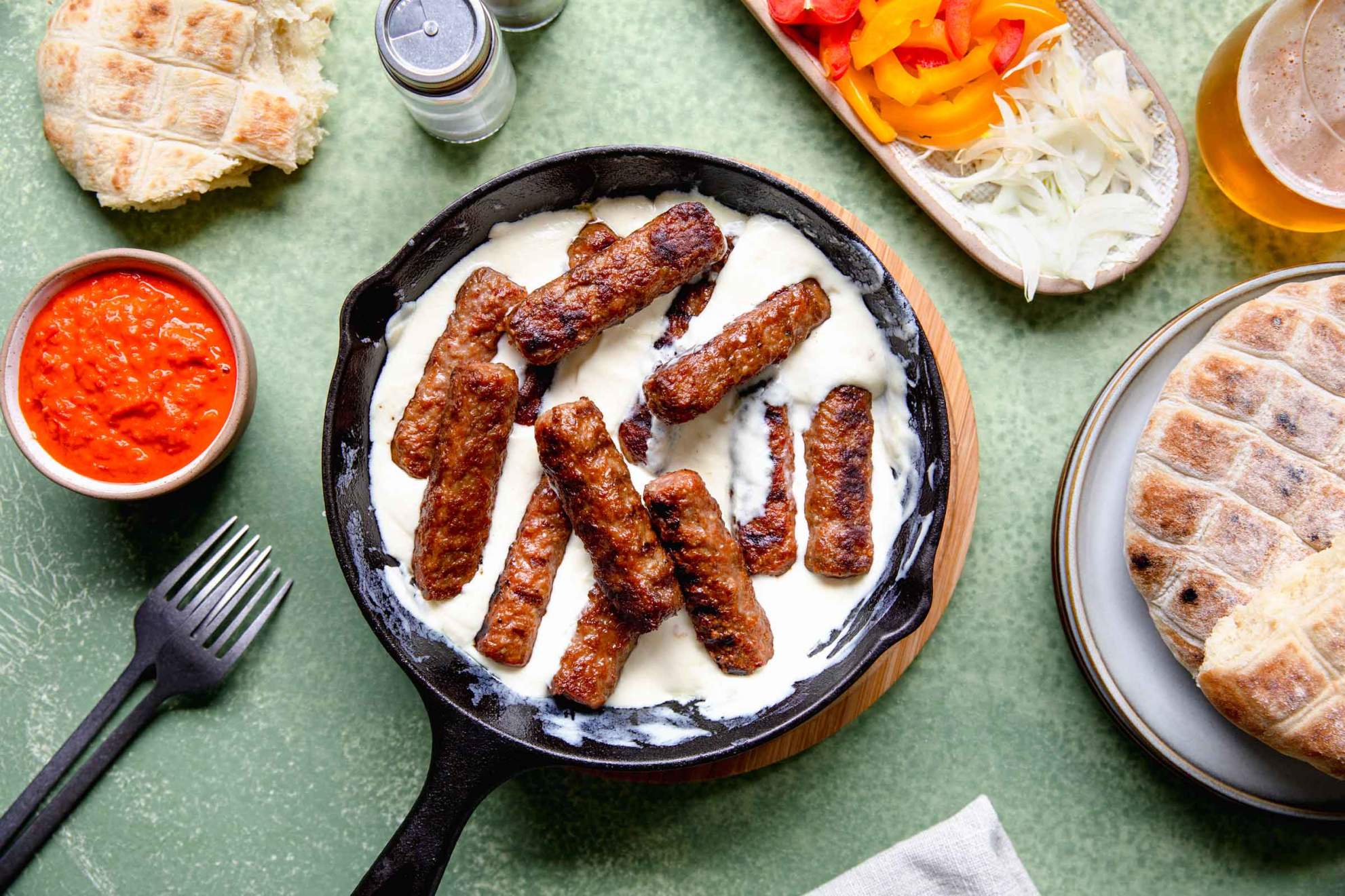 Cevapcici with Kajmak | Jernej Kitchen