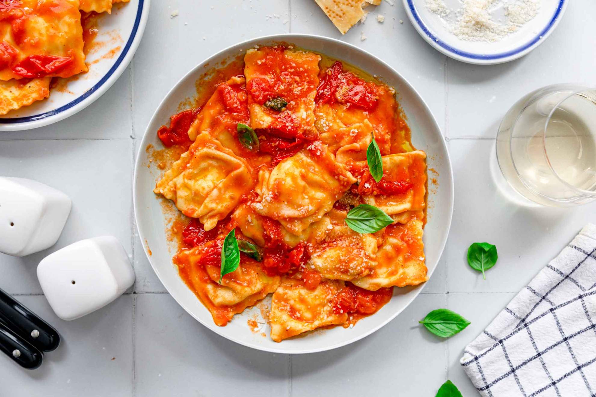 Ravioli with Tomato Sauce | Jernej Kitchen