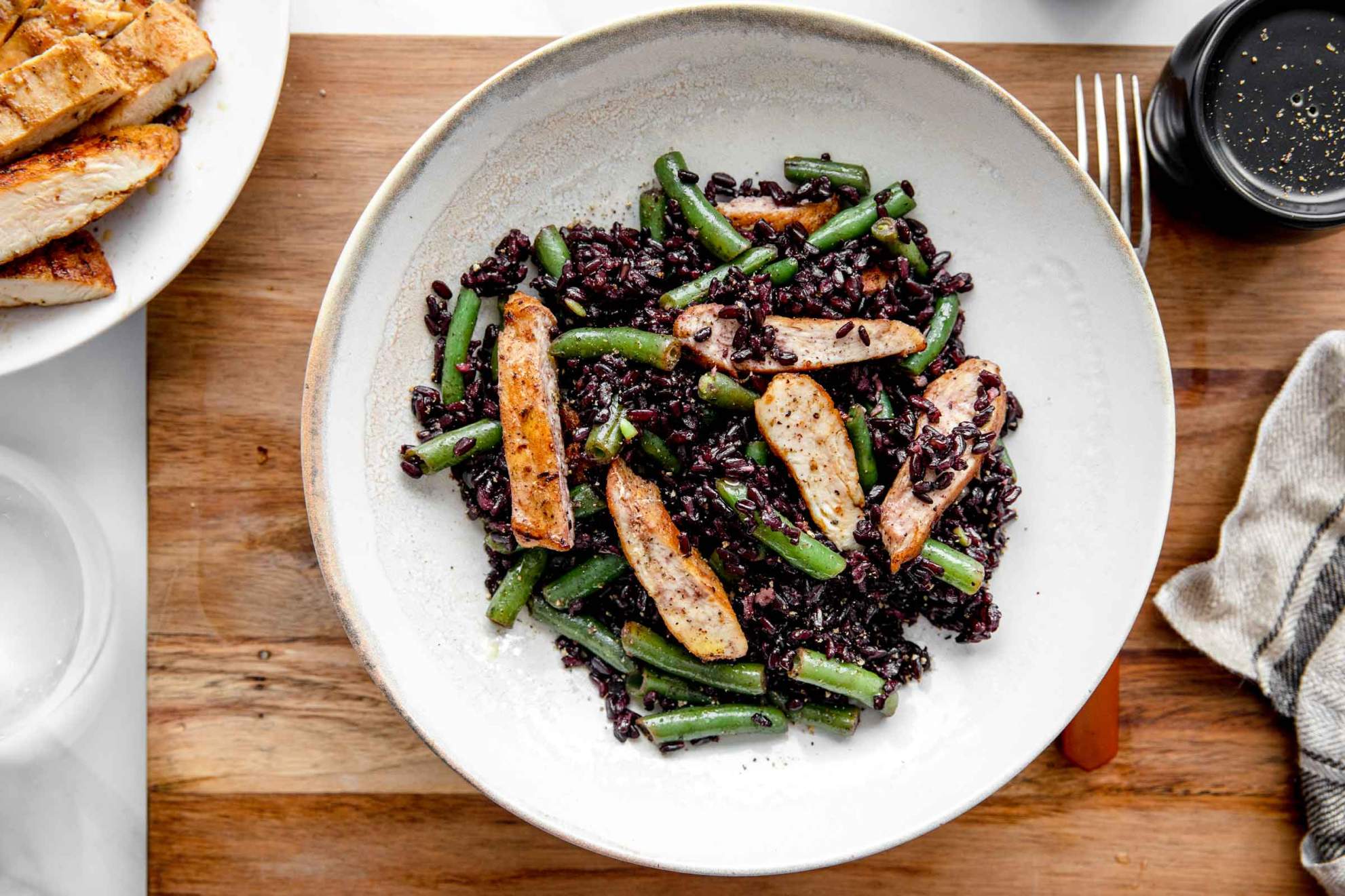 Chicken Black Rice with Beans | Jernej Kitchen