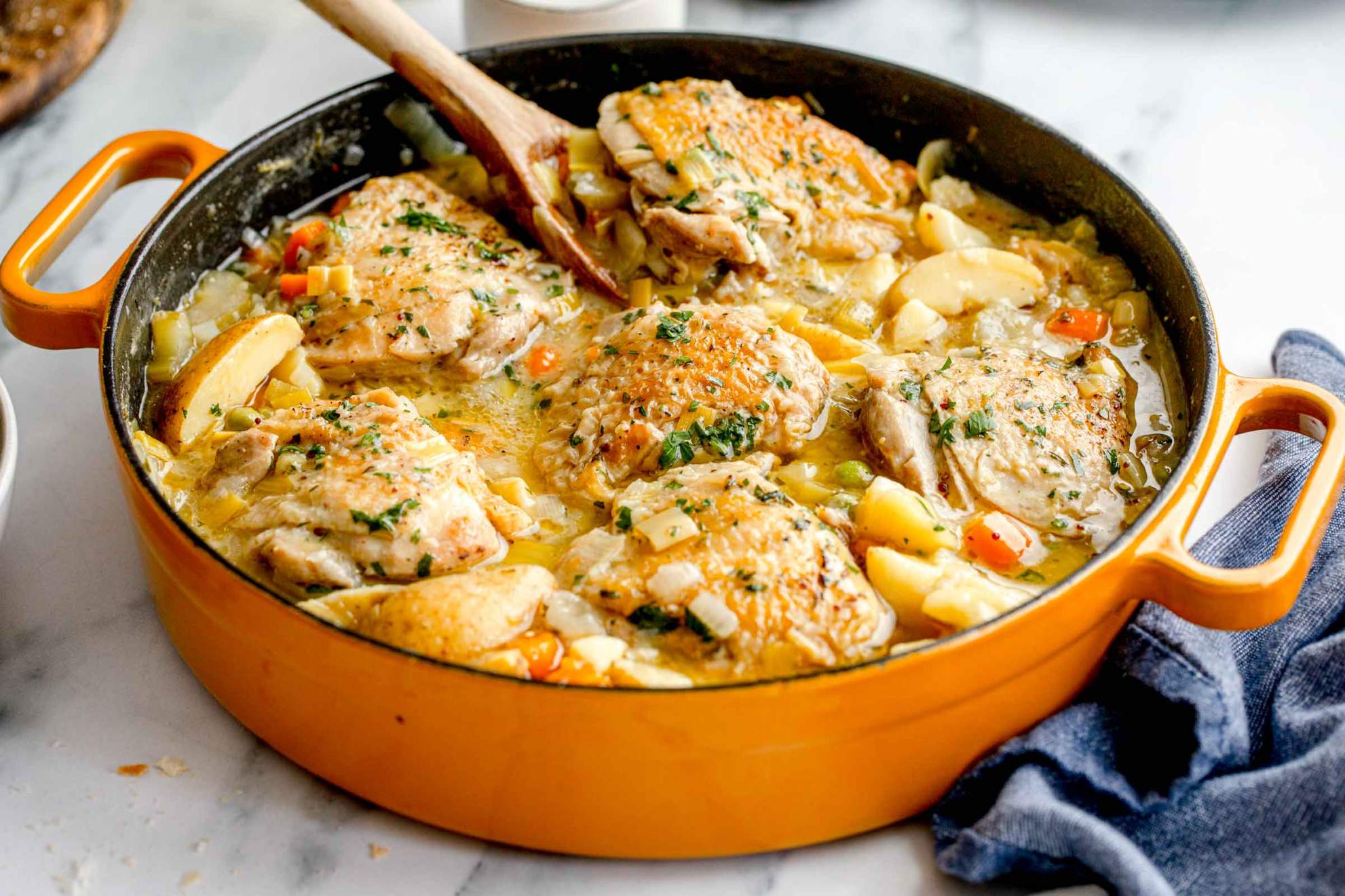 Chicken Stew with Potatoes (One-Pot) | Jernej Kitchen