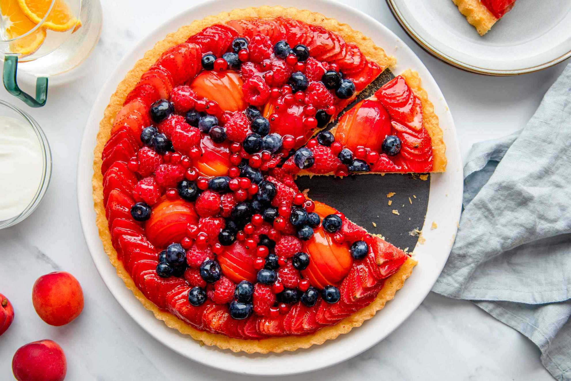 Summer Fruit Tart (quick and easy) | Jernej Kitchen