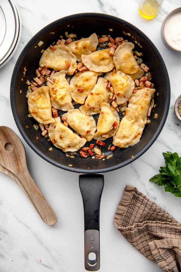 Pierogi Ruskie (Potato and Cheese Dumplings) | Jernej Kitchen